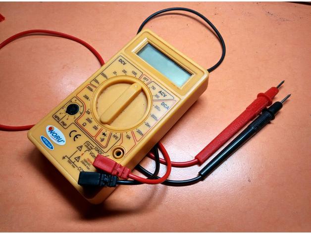 3D Printable Multimeter/Polimeter/Tester tweezers by Efra