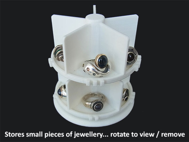 3D Printable Rotating Organizer / Parts Assembly Sequencer / Display ...