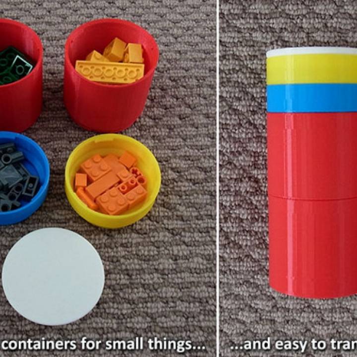 3D Printable Interlocking Stackerz by Muzz64