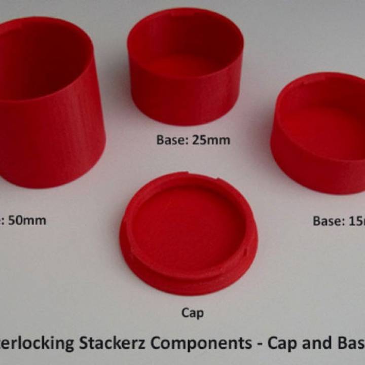 3D Printable Interlocking Stackerz by Muzz64