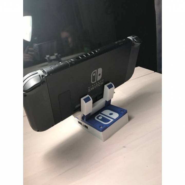 3D Printable Nintendo Switch Alternate Dock by Jedidiah