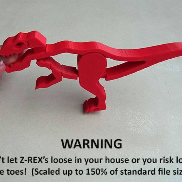 3D Printable Z-REX by Muzz64