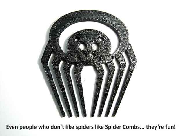 3D Printable SPIDER COMB by Muzz64