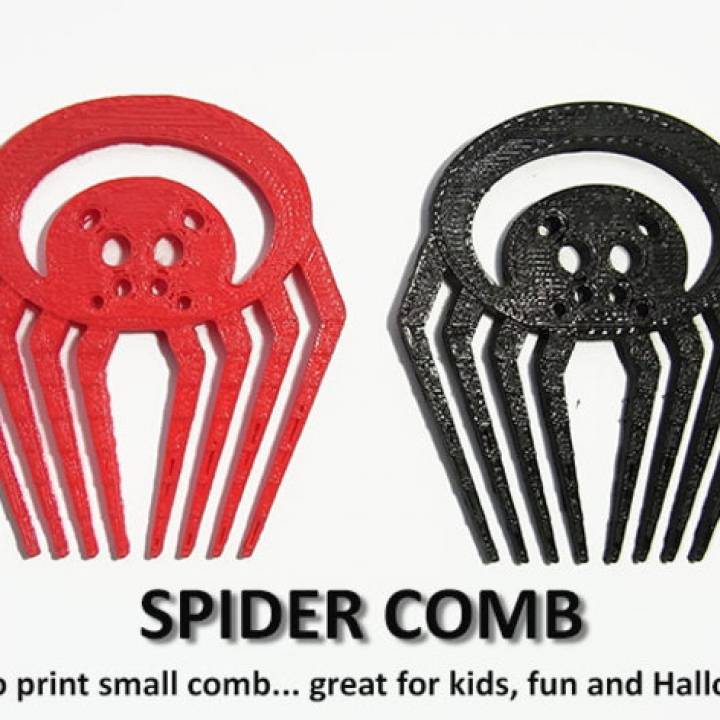 3D Printable SPIDER COMB by Muzz64