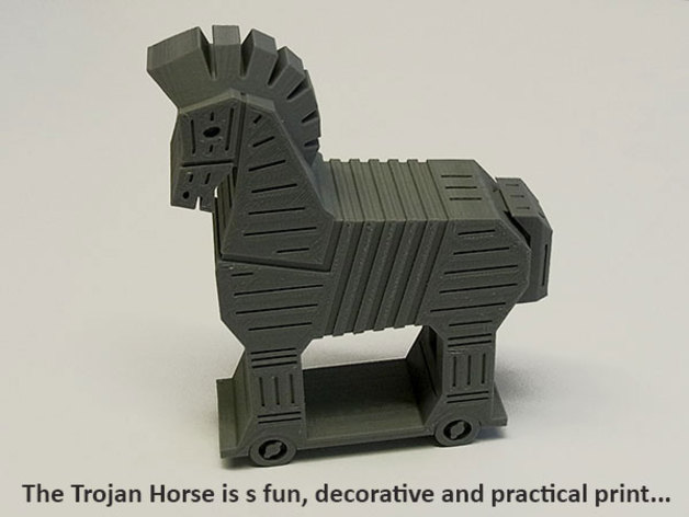 3D Printable Trojan Horse by Muzz64