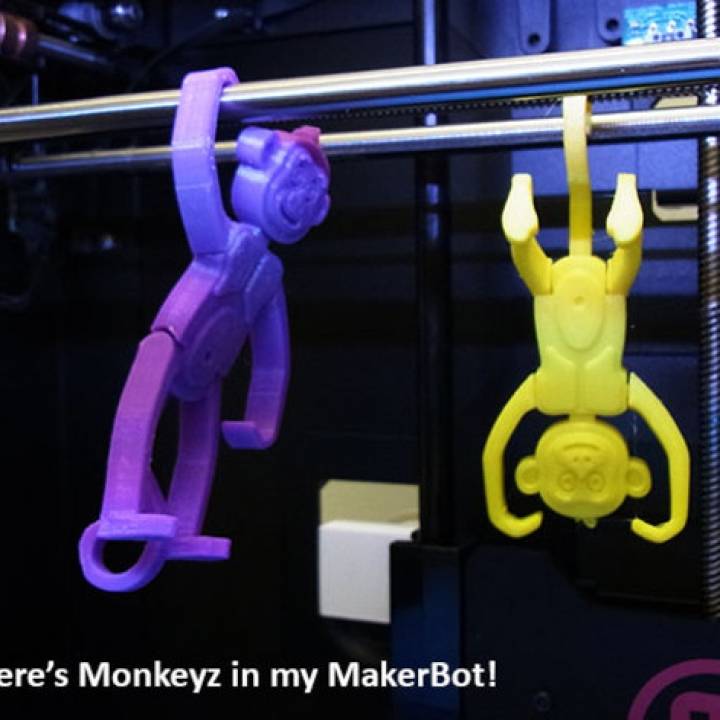 3D Printable Monkeyz by Muzz64