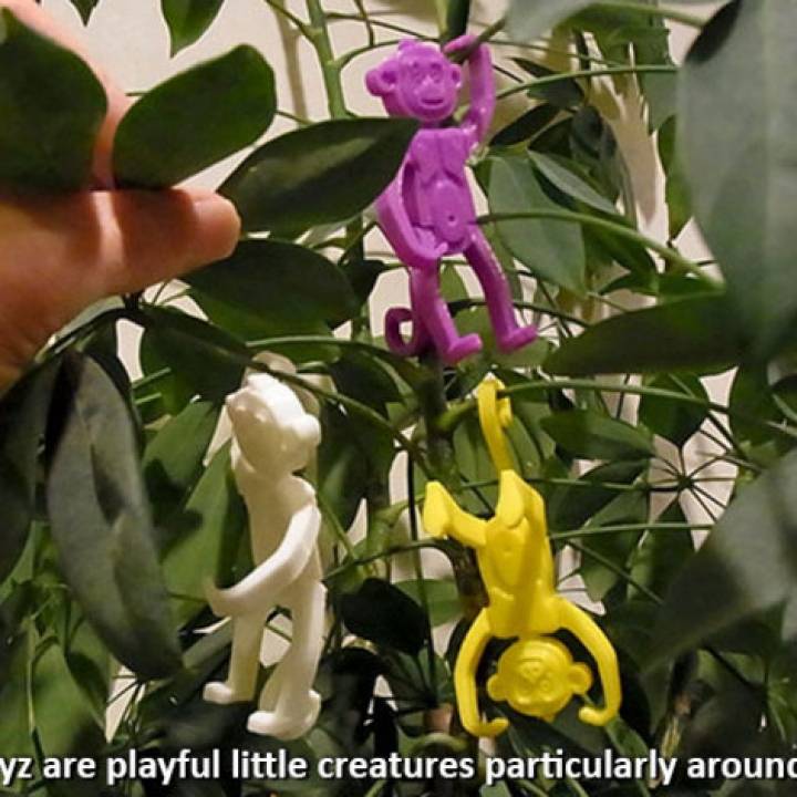 3D Printable Monkeyz by Muzz64