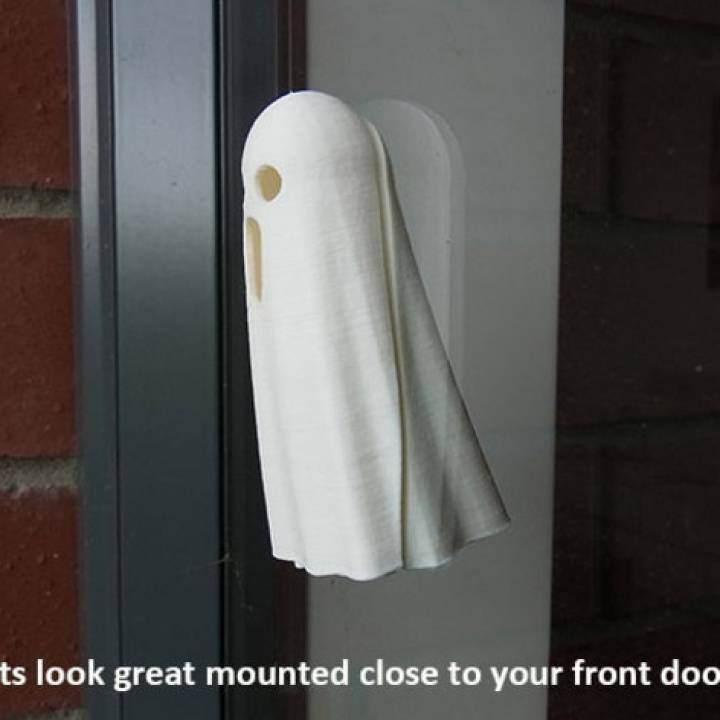 3D Printable Ghosts in the Window (or Wall) by Muzz64