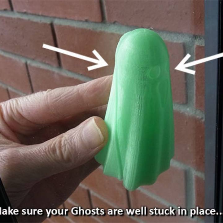 3D Printable Ghosts in the Window (or Wall) by Muzz64