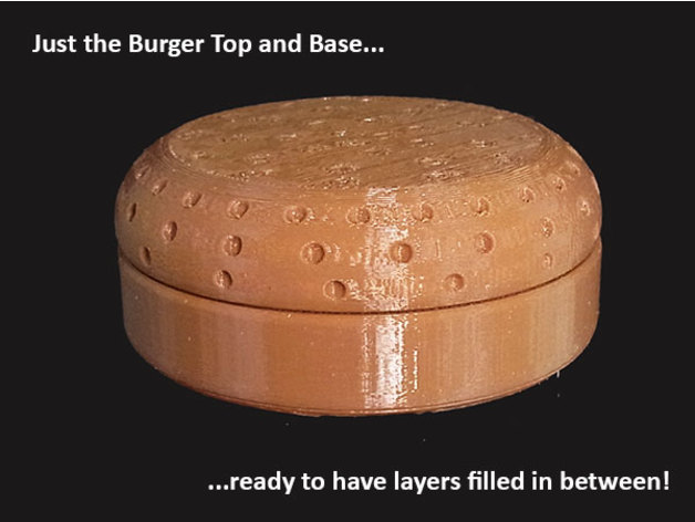 3D Printable Burger Stacker by Muzz64