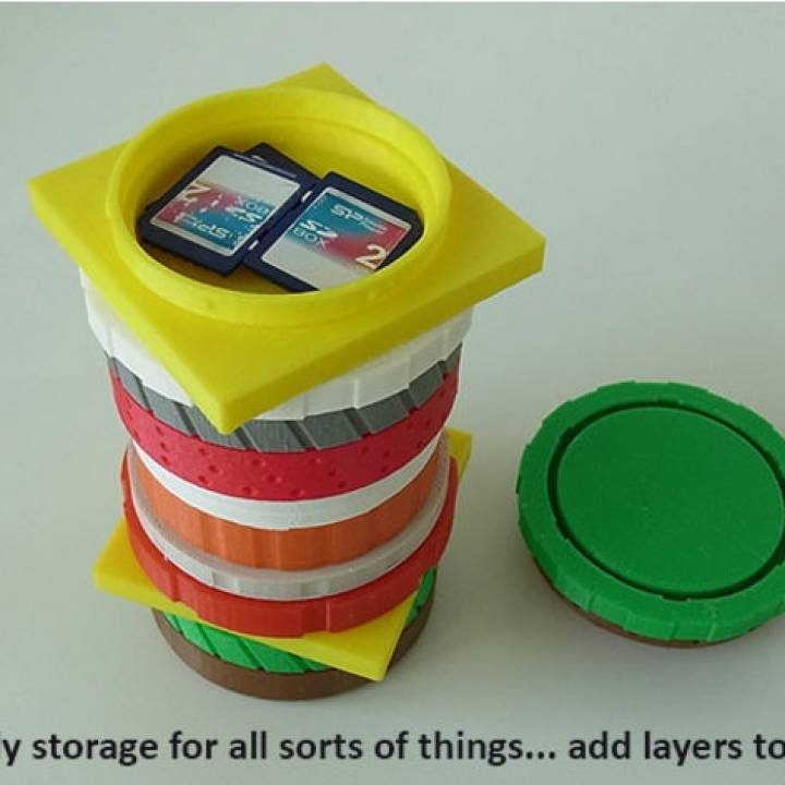 3D Printable Burger Stacker by Muzz64