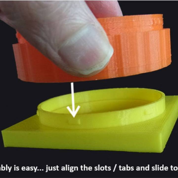 3D Printable Burger Stacker by Muzz64