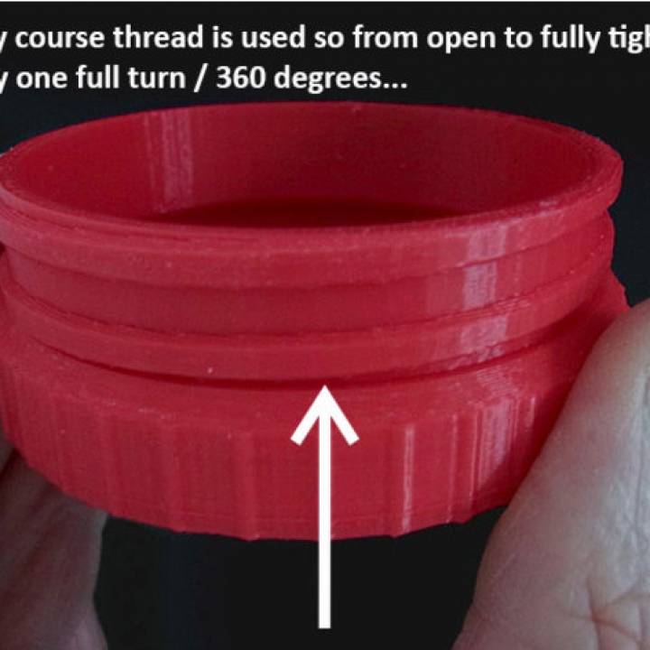 3D Printable Extendable Modular Tube Container by Muzz64