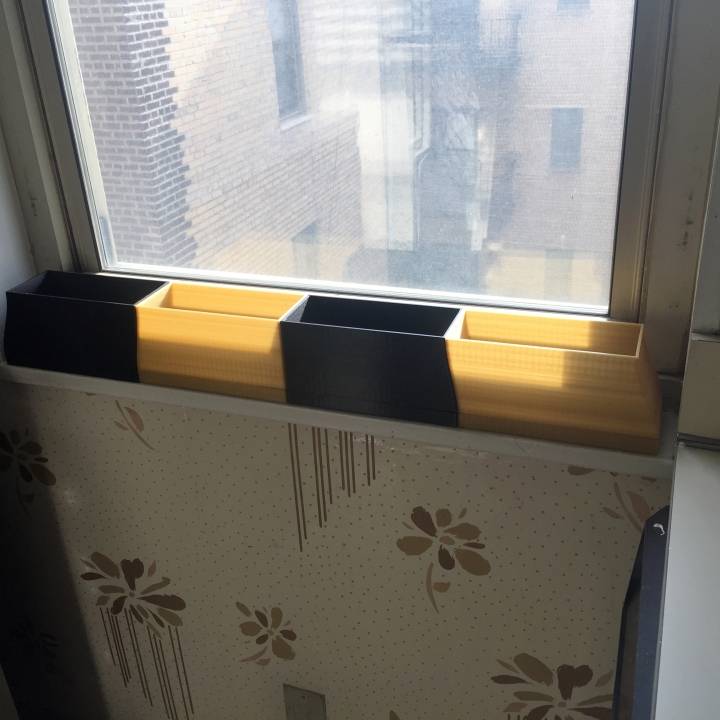 3D Printable Window Box Planters by John Fitzpatrick