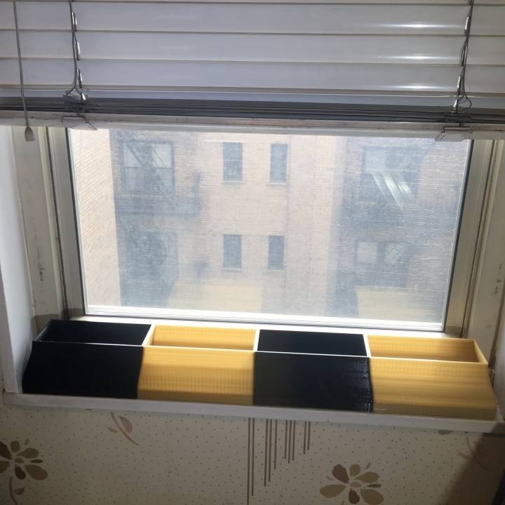 3D Printable Window Box Planters by John Fitzpatrick