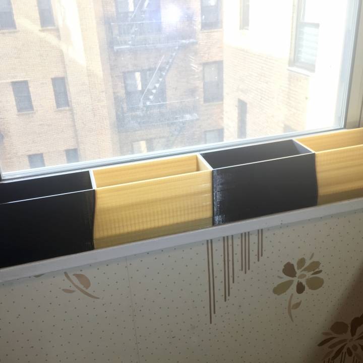 3D Printable Window Box Planters by John Fitzpatrick