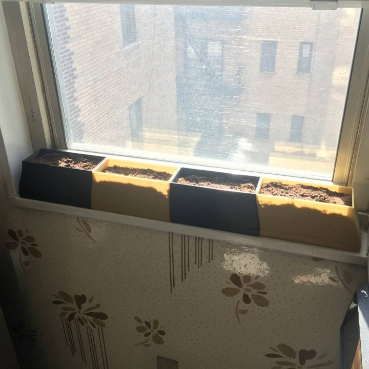 3D Printable Window Box Planters by John Fitzpatrick