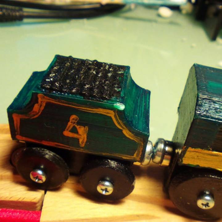 3D Printable Steam Locomotive Tender by saschai
