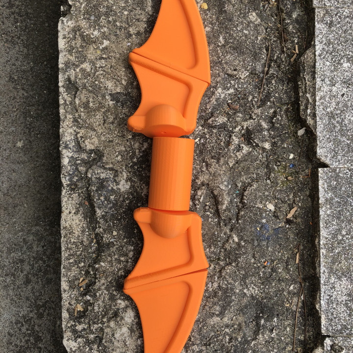 3D Print of Full sized Lego batarang by batkit