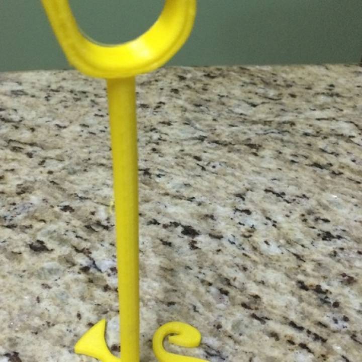 3D Printable Support For Barbie (Suporte Para Barbie) by Lucas Aumondi