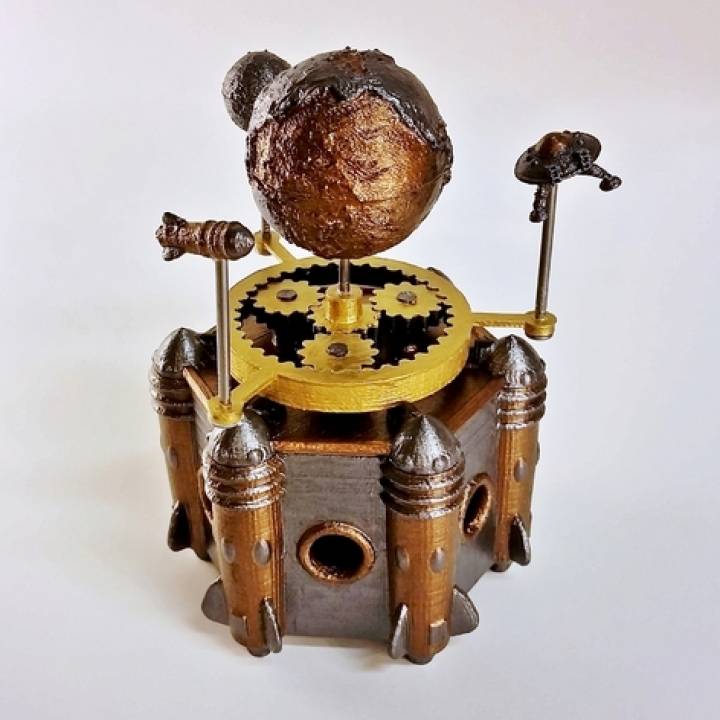 3D Printable Musical Orrery by Patrick Gaston