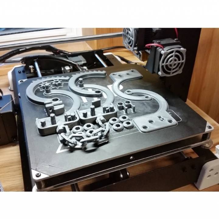 3D Printable Handcuffs Complete Single Bed Print by Patrick Gaston