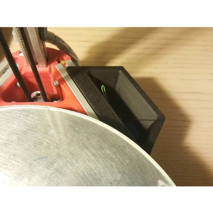 3D Printable Extrusion-Mounted Print Waste Bin by James Hance