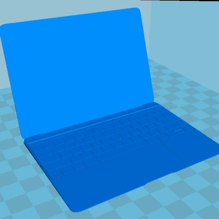 3D Printable 12" Macbook 2015 by Sebastian Safari