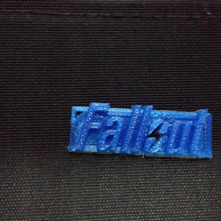 3D Printable Fallout key-chain! by Alex Sabetta