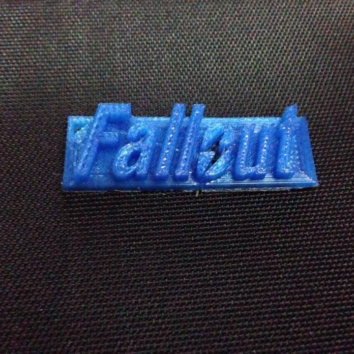 3D Printable Fallout key-chain! by Alex Sabetta