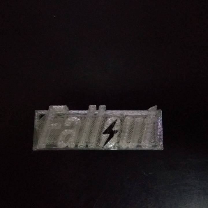 3D Printable Fallout key-chain! by Alex Sabetta
