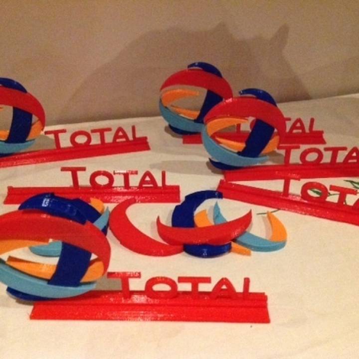 3D Printable Total Logo by Kris De Voecht