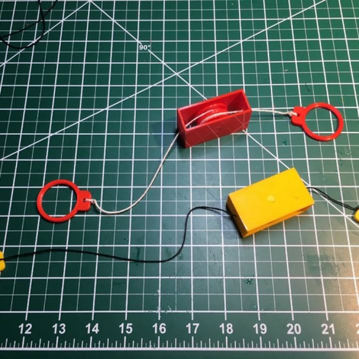 3D Printable String "Climbing" Mechanism by Greg Zumwalt