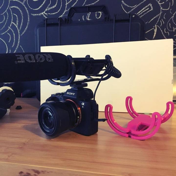 3D Printable Rycote style cradle for classic rode videomic. by james ...