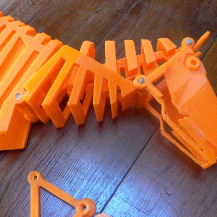 3D Printable mechanical-horse by Claude Gil