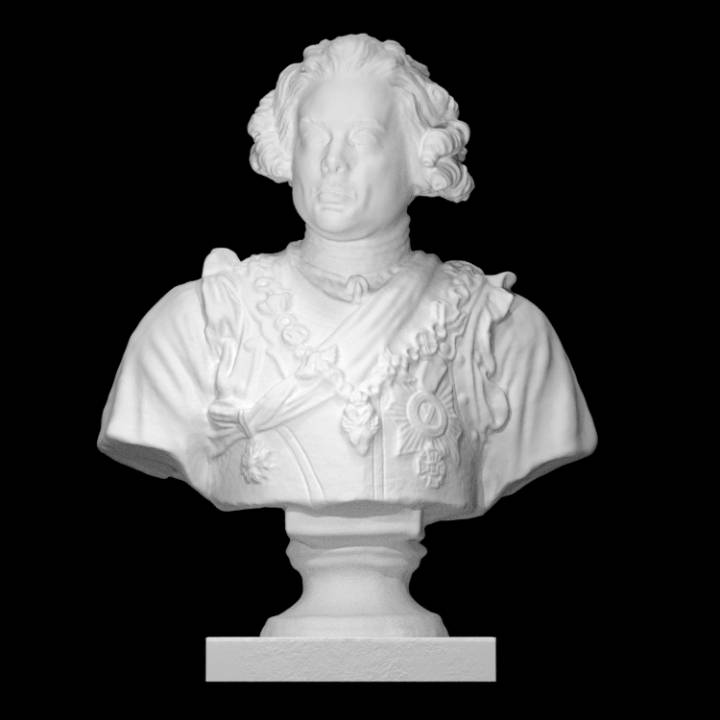 3D Printable Portrait of Count Piotr Chernyshev by Scan The World
