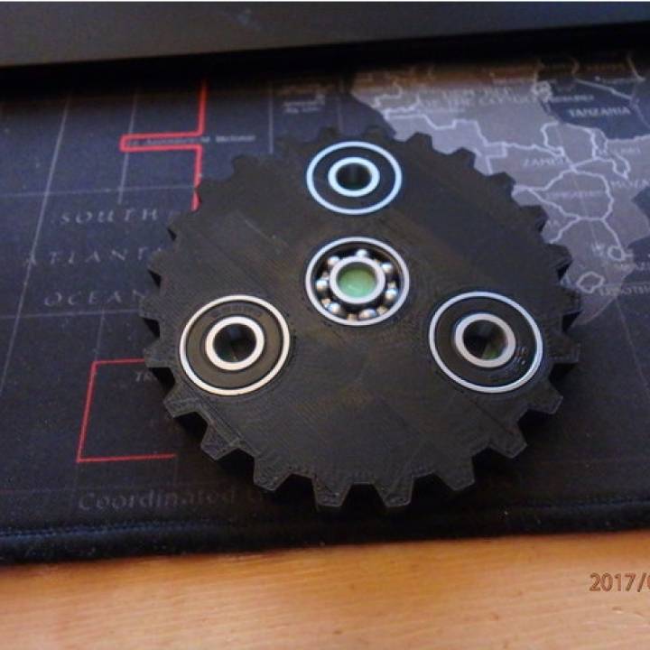 3D Printable Overwatch Spinner by James Robison