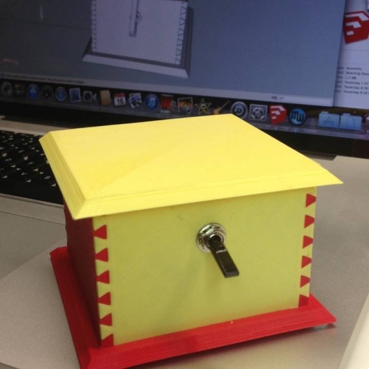 3D Printable Do Nothing Box, Dovetail Edition by Greg Zumwalt