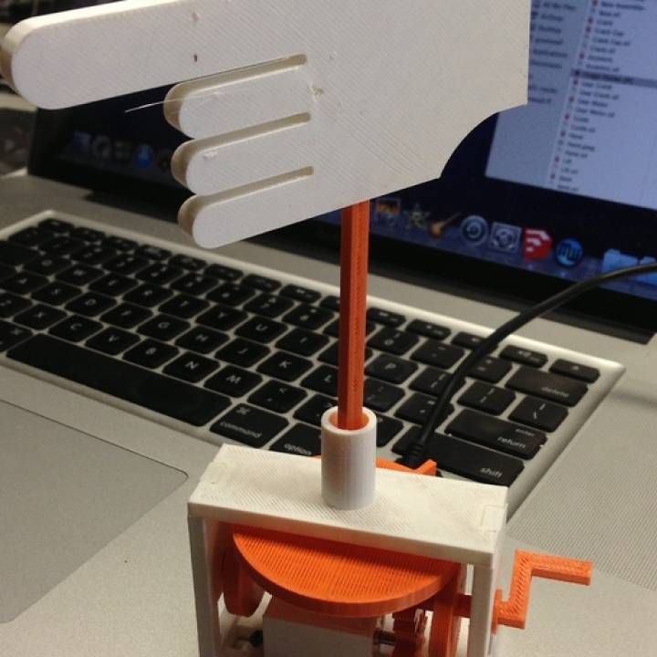 3D Printable Finger Pointer by Greg Zumwalt