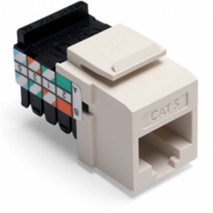 3D Printable Ramps 1.4 Box Side with CAT5 connectors by Brandon