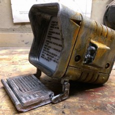 3D Printable Fallout 4 - Wall Mounted Terminal Replica by Power Up Props