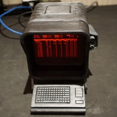 3D Printable Fallout 4 - Wall Mounted Terminal Replica by Power Up Props