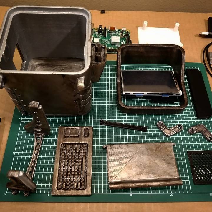 3D Printable Fallout 4 - Wall Mounted Terminal Replica by Power Up Props