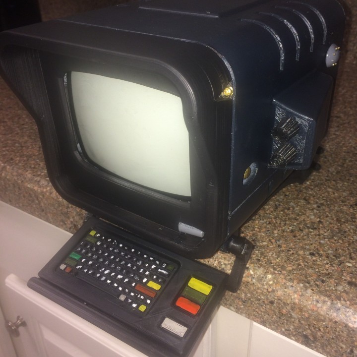 3D Print of Fallout 4 - Wall Mounted Terminal Replica by mt690ju