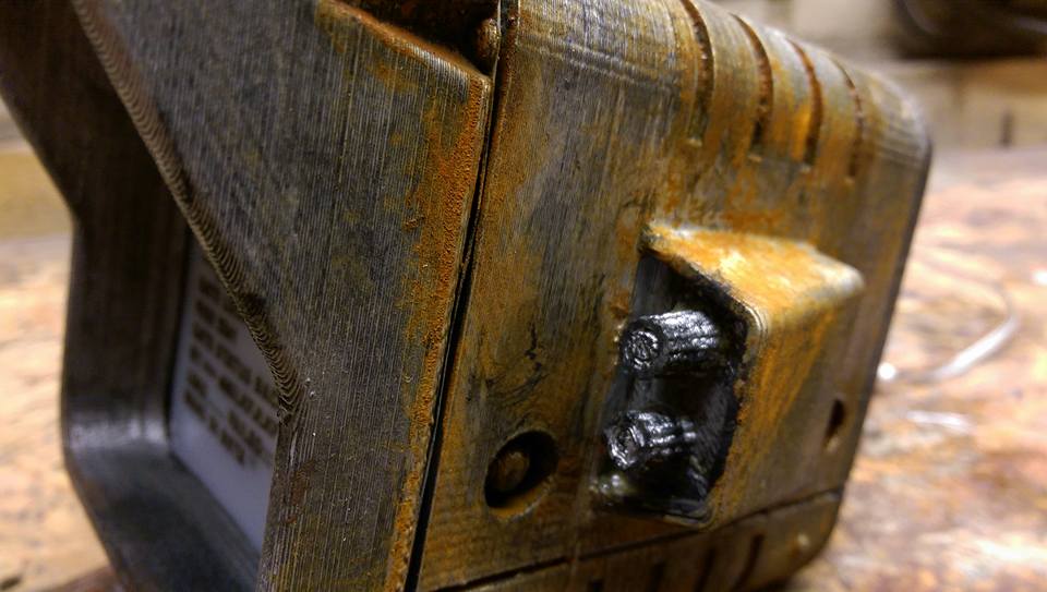 3D Printable Fallout 4 - Wall Mounted Terminal Replica by Power Up Props