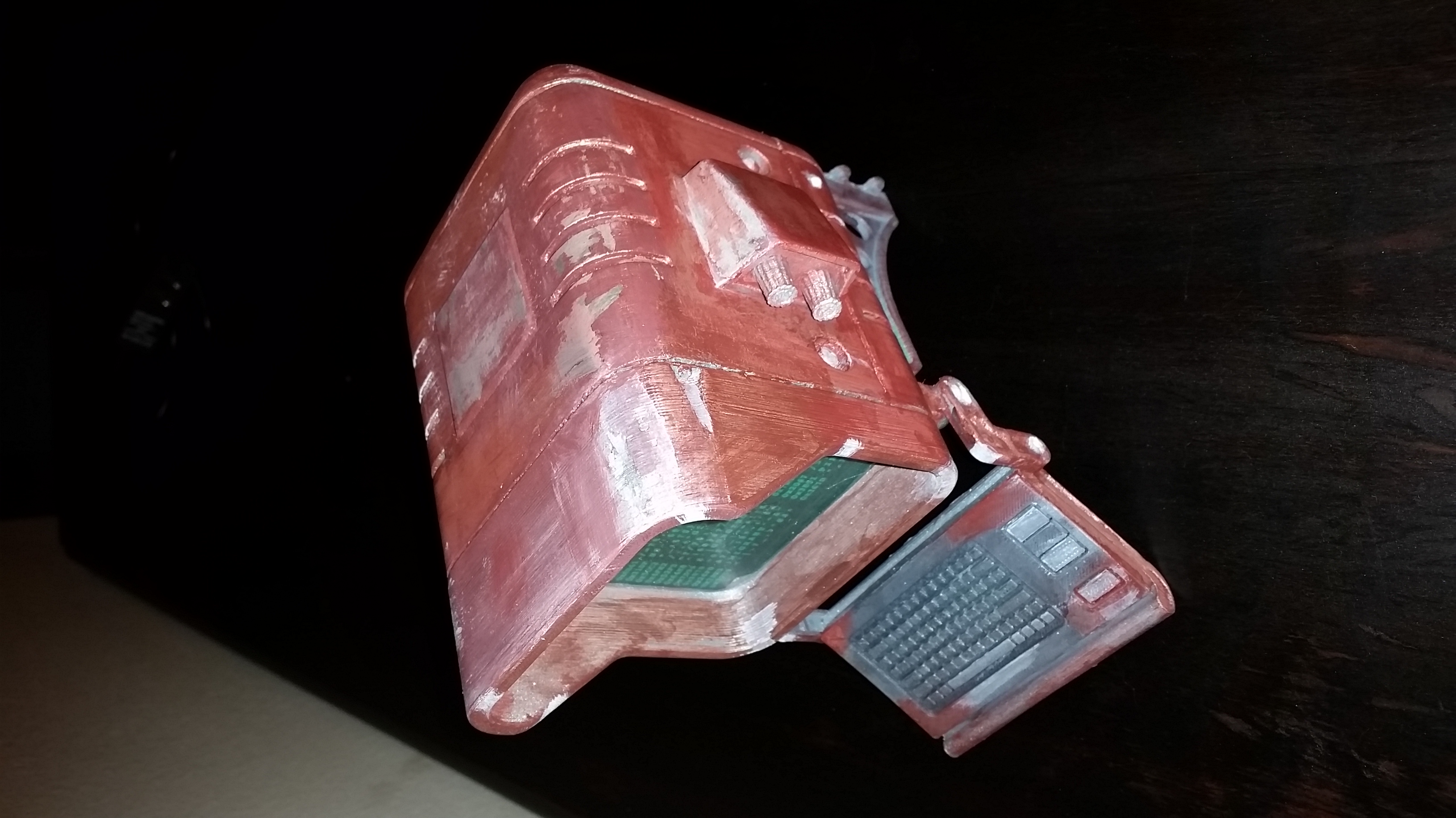 3D Printable Fallout 4 - Wall Mounted Terminal Replica by Power Up Props