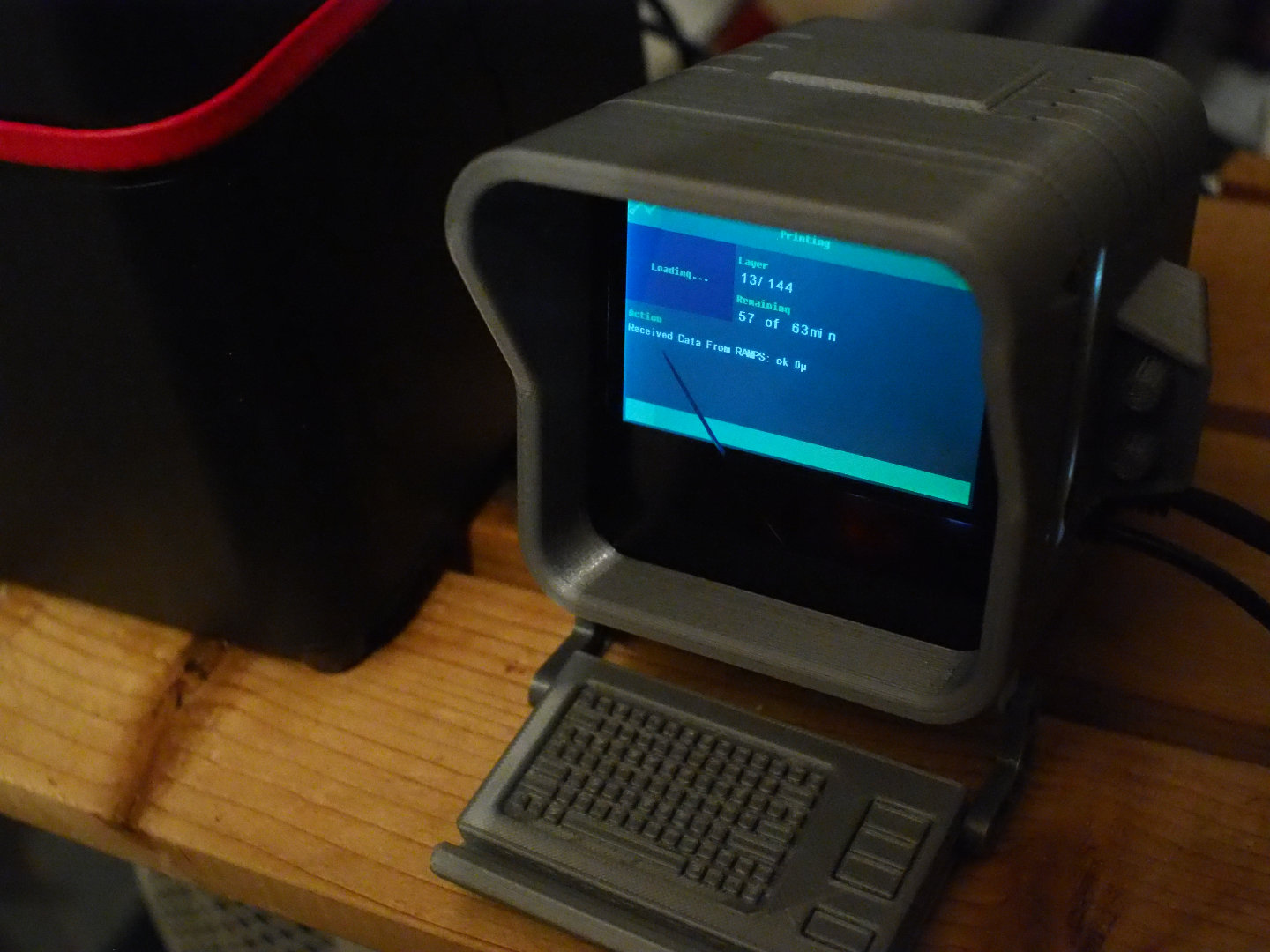 3D Printable Fallout 4 - Wall Mounted Terminal Replica by Power Up Props
