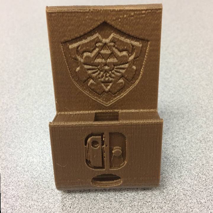 3D Printable Nintendo Switch Hylian Shield Stand by Noah Sharum