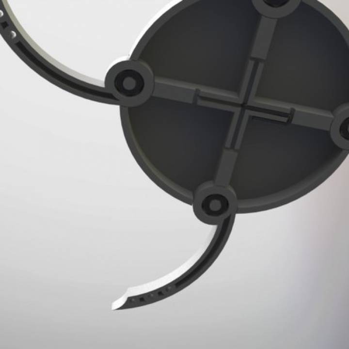 3D Printable Helo model Rocket & Launch Pad (Estes Style) by Mark Fuller