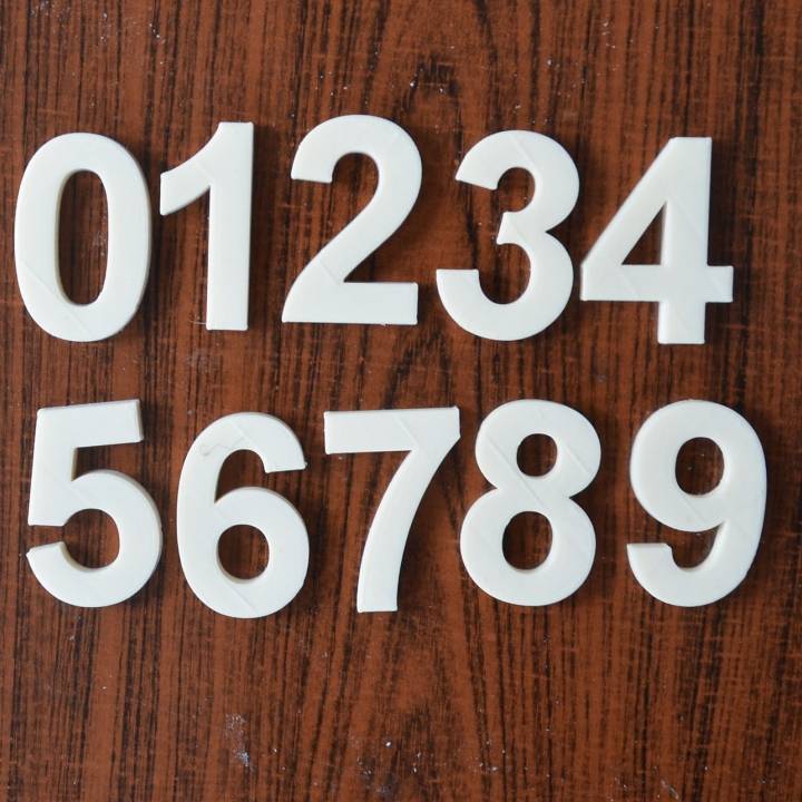 3D Printable Letters, Numbers & Symbols OH MY! (100mm tall Arial Bold ...